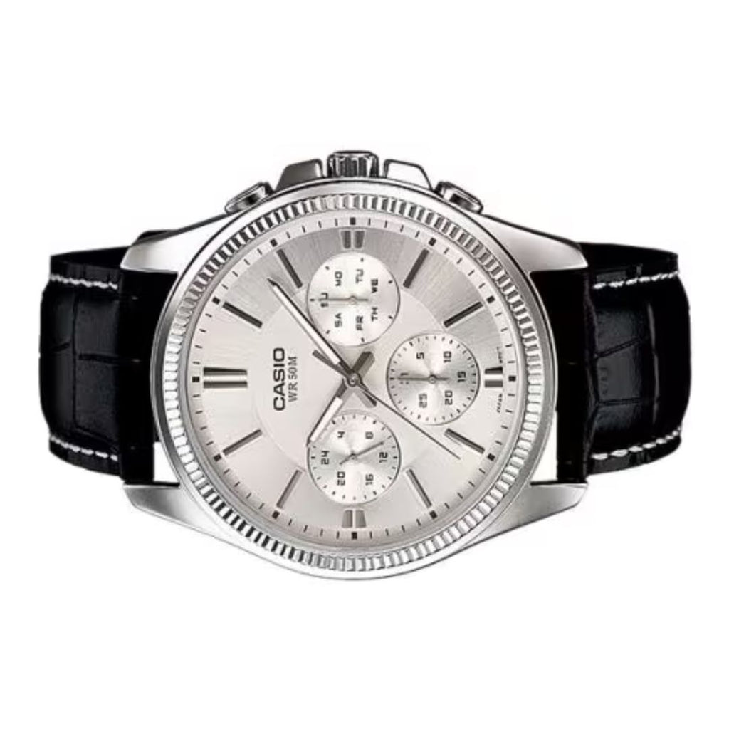 Casio Silver Analog Watch Mtp 1375l 7avdf
