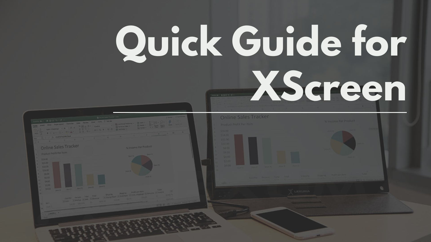 Comparison between all versions of XScreen Portable Monitor