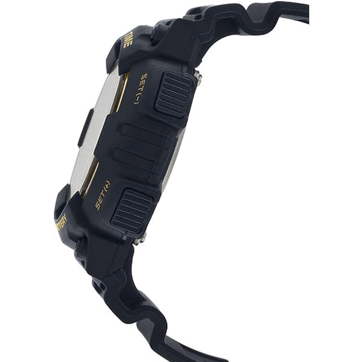 CASIO Analog-Digital Quartz Men Black and Gold Watch AEQ-110BW-9AVDF