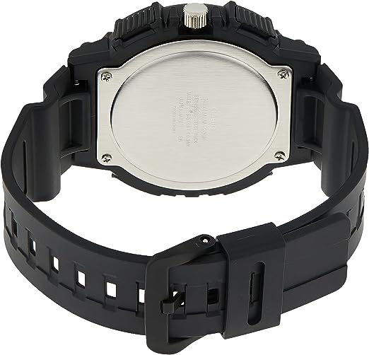 CASIO Quartz Men's Black and Gold Watch MCW-200H-9AVDF