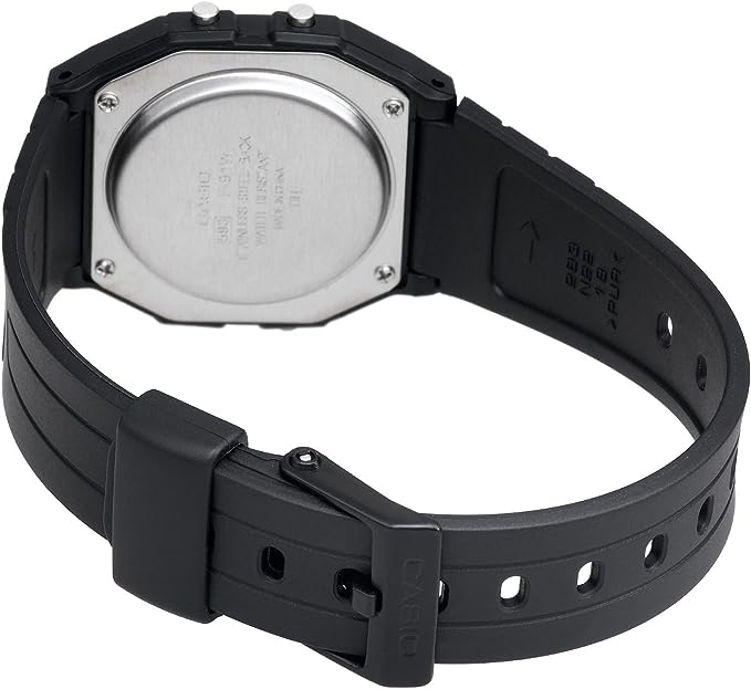 CASIO Digital Resin Band Watch for Men #F-91W-1SDG