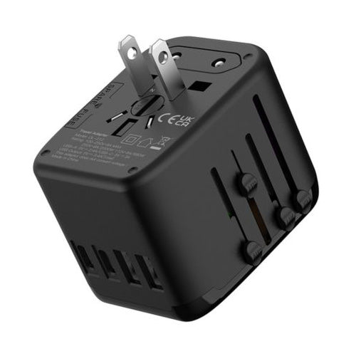 Universal Travel Adapter with 4 USB Ports (2 x Type-A + 2 x Type-C) fo