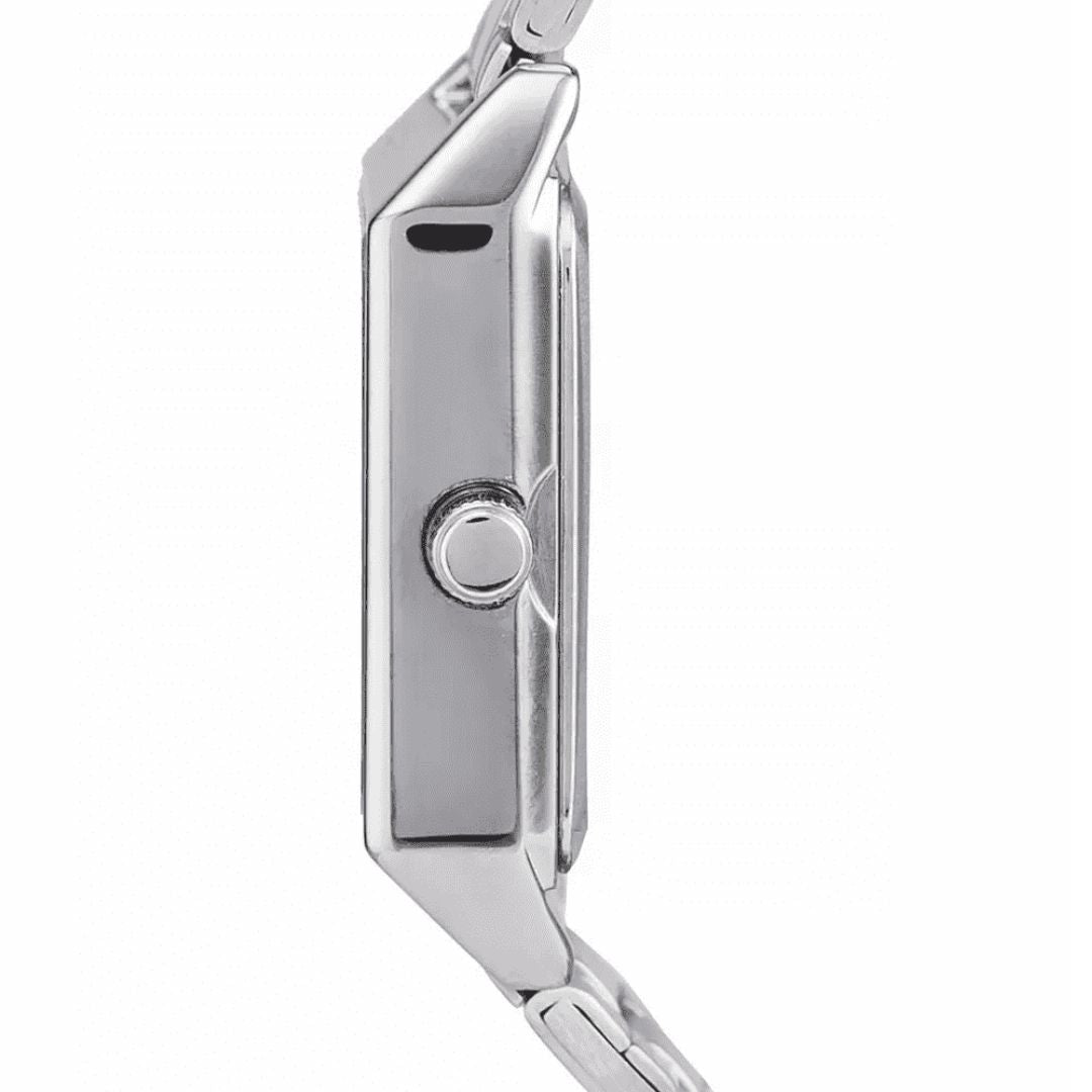 Casio Ltp V007d 7budf Ladies Silver Stainless Steel Watch