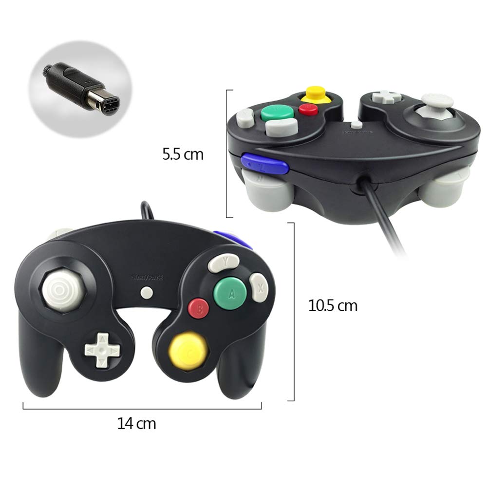 GameCube Controller for Nintendo Wii and GameCube [2 Packs]