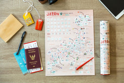 Japan Scratch Travel Map - Travel to JapanJapan Scratch Off Travel Map ...